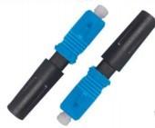 China Green Blue CE ROHS Quick Fiber Optic Connector SC Fast Connector 0.3dB for sale