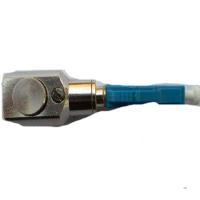China Bare Singlemode Simplex Fiber Optic Adapter ABS Blue Insertion Loss 0.2dB for sale