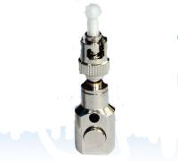 China Bare Singlemode Simplex Fiber Optic Adapter ABS Blue Insertion Loss 0.2dB for sale