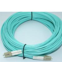 China LC-LC 50/125µm OM3 Fiber Optic Patch Cord with ≤0.3dB Insertion Loss, -20°C to +75°C Operating Range for sale