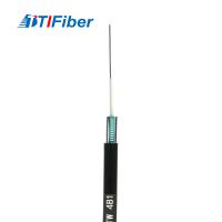 China Outdoor Fiber Optic Cable 12 Core 24 Core SM G652D 8mm PE Sheath Steel Wire Armored for sale