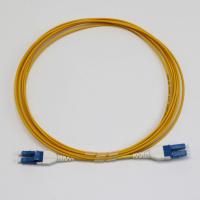 China LC Uniboot Zip Cod Singlemode G657.A1 BendInsensitive Duplex 2mm LSZH Low Loss 0.15dB Fiber Patch Cord for sale