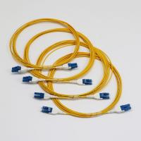 China LC Uniboot Zip Cod Singlemode G657.A1 BendInsensitive Duplex 2mm LSZH Low Loss 0.15dB Fiber Patch Cord for sale