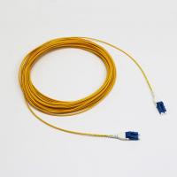 China LC Uniboot Duplex Singlemode G657.A1 Bend Insensitive Fiber Patch Cord 1m LSZH Low Loss 0.15dB for sale