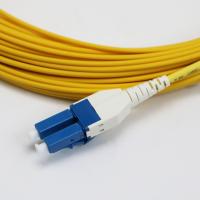 China Uniboot LC Fiber Jumper 1m LC UPC to LC UPC Singlemode G657A1 Bend Insensitive 2mm LSZH Low Loss 0.15dB for sale