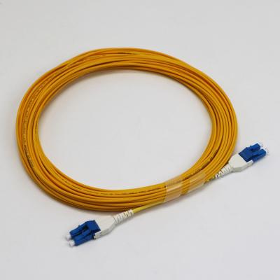 China Uniboot LC Fiber Jumper 1m LC UPC to LC UPC Singlemode G657A1 Bend Insensitive 2mm LSZH Low Loss 0.15dB for sale