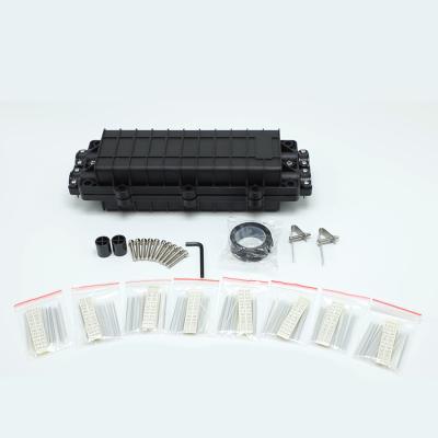 China FTTH Line-in Type Fiber Optic Splice Closure 12 Core 24 Core 36 Core 1 Input 2 Output for sale
