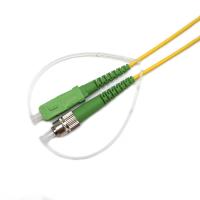 China Singlemode Simplex SC APC to FC APC Fiber Optic Patch Cord 3m 5m 10m OFNP FTTH for sale