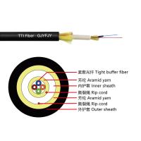China TTI Fiber 1 Core GJYFJH03 G657A LSZH Flexible Optical Fiber Cable 2.2mm Black for sale