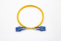 China Singlemode Duplex Fiber Optic Patch Cord SC UPC 9/125um Low Insertion Loss 0.2dB for sale