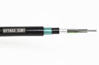 China GYTA53 Fiber Optic Cable Outdoor Direct Burial Armored 2-144 Cores Single Mode for sale