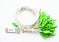 China Mini PLC Splitter 1x32 SC/APC Steel Tube Low Insertion Loss 1260-1650nm for sale