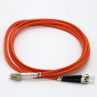 China Singlemode / Multimode Fibre Optic Patch Leads Duplex Cable LC/SC/FC/ST Connector for sale