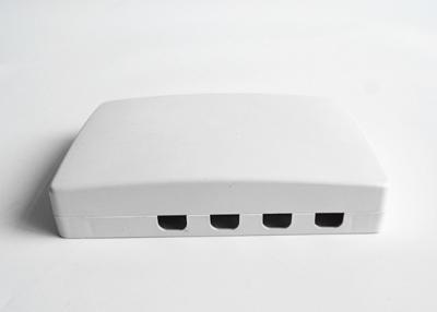 China Network FTTH Fiber Optic Cable Termination Box Wall Mounted With Adapter / Pigtails for sale