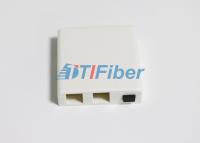 China Network FTTH Fiber Optic Cable Termination Box Wall Mounted With Adapter / Pigtails for sale