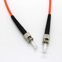 China ODM Fiber Optic Patch Cord Single Mode ST-ST Simplex Duplex Orange Jumper 3.0mm for sale