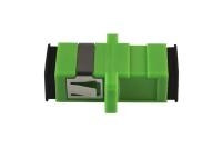 China FTTH Fiber Optic Adapter SC / APC Simplex Flange Fiber Coupler RoHS Compliant for sale