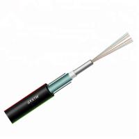 China GYXTW Outdoor Fiber Optic Cable G652D Singlemode 12 Core Unitube Light Armored PE for sale
