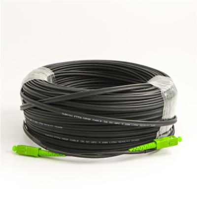 China Singlemode Drop Patch Cord FTTH 3.0mm LSZH SC UPC Simplex OS1 Low Insertion Loss for sale