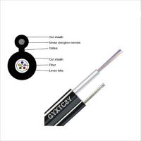 China Outdoor Fiber Optic Cable Figure 8 GYXTC8Y 2-24 Core PE Sheath Aerial for sale