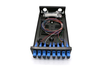 China 8-Core FTTH Mini Optic Patch Panel Terminal Box for Indoor/Outdoor Network Applications with Steel Construction for sale