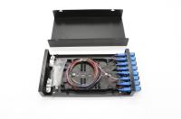 China 8-Core FTTH Mini Optic Patch Panel Terminal Box for Indoor/Outdoor Network Applications with Steel Construction for sale