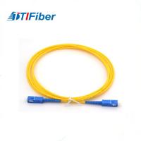 China Singlemode Simplex LSZH Fiber Optic Patch Cord 2.0mm SC APC for FTTH for sale