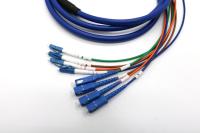 China SC / UPC To LC / UPC Fiber Optic Patch Cord  Multi Mode 4 Core LSZH Jacket SGS Approval for sale