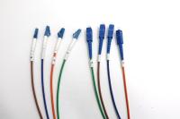 China SC / UPC To LC / UPC Fiber Optic Patch Cord  Multi Mode 4 Core LSZH Jacket SGS Approval for sale