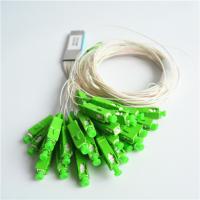 China ABS Box Type 1x32 PLC Optical Audio Cable Splitter Ceramic Inner With SC / APC Connector for sale