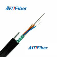 China Self-Support Armored Fiber Optic Cable GYTC8S FTTH Aerial 2-96 Cores PE Sheath for sale