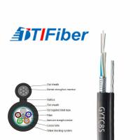 China Self-Support Armored Fiber Optic Cable GYTC8S FTTH Aerial 2-96 Cores PE Sheath for sale