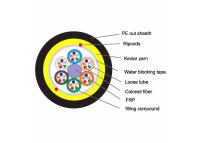 China ADSS Non Armoured Fiber Optic Ethernet Cable Multimode Outdoor With Single Sheath for sale