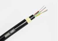 China ADSS Non Armoured Fiber Optic Ethernet Cable Multimode Outdoor With Single Sheath for sale