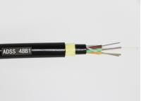 China ADSS Non Armoured Fiber Optic Ethernet Cable Multimode Outdoor With Single Sheath for sale