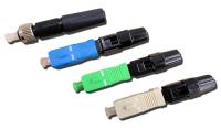 China Fast Fiber Optic Connector SC APC / UPC Polish Quick Assembly 0.3db Insertion Loss for sale