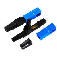 China Fast Fiber Optic Connector SC APC / UPC Polish Quick Assembly 0.3db Insertion Loss for sale