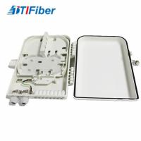 China 16 Ports FTTH Optical Fiber Distribution Box LC SC Light Weight Wall Mounted for sale