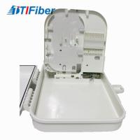 China 16 Ports FTTH Optical Fiber Distribution Box LC SC Light Weight Wall Mounted for sale