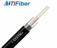 China GYXTW Single Mode Fiber Optic Cable Loose Tube 2-12 Cores Steel Wire Armored for sale