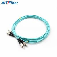 China Indoor Duplex OM3 Fiber Optic Patch Cable FC to FC UPC 3.0mm Low Insertion Loss for sale
