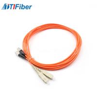 China Outdoor Duplex Fiber Optic Patch Cord FC to SC 62.5/125μm Custom Length for sale