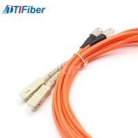 China Outdoor Duplex Fiber Optic Patch Cord FC to SC 62.5/125μm Custom Length for sale