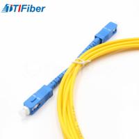 China 1M OM1 / OM2 Jumper Fiber Optic Network Cable Duplex SC Connector Indoor Application for sale