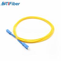 China 1M OM1 / OM2 Jumper Fiber Optic Network Cable Duplex SC Connector Indoor Application for sale
