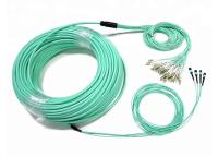 China Customized 48-96 Fiber Optic Patch Cord OM4 MTP/MPO 3 Meters With LC Connector for sale
