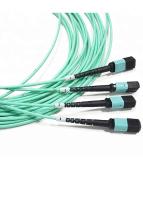 China Customized 48-96 Fiber Optic Patch Cord OM4 MTP/MPO 3 Meters With LC Connector for sale