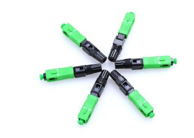 China FTTH Fiber Optic Patch Cord SC/APC Fast Connector Long Duration Time For Local Area Network for sale