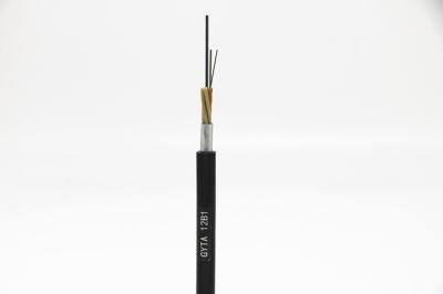 China Single Mode Fiber Optic Cable GYTA Aluminum Tape Armoured 2-144 Core Steel Wire for sale