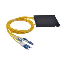 China Telecom Grade PLC Optical Splitter Singlemode 1260-1650nm with 3.8dB Insertion Loss for FTTX Systems for sale